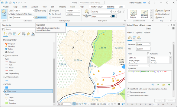 Labeling Features in ArcGIS Pro - GIS Tuto